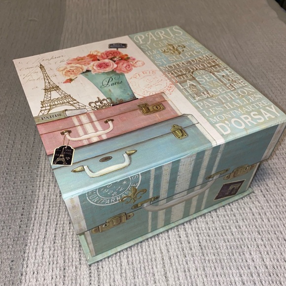 Storage & Organization | Paris Themed Storage Box | Poshmark